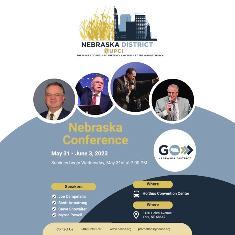 Nebraska Conference – Nebraska District UPCI
